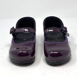 Dansko | Shoes | Dansko Girls Jill Purple Patent Leather Mary Janes ...